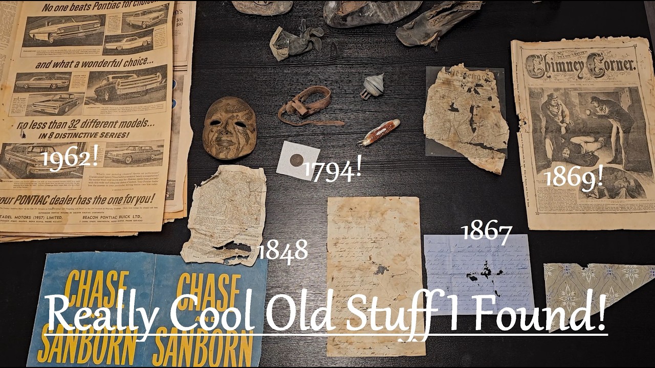 Really Cool Old Stuff I Found Renovating! - YouTube
