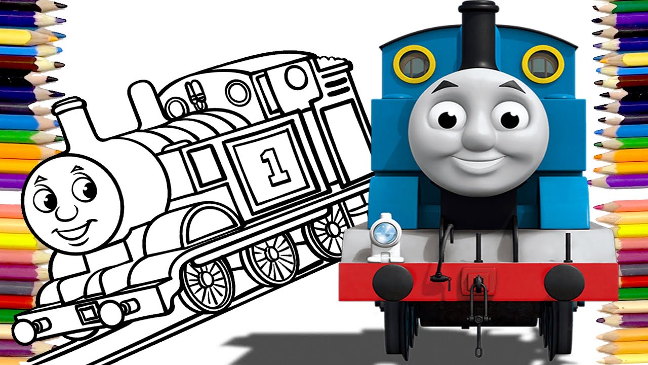 Desenho De Thomas Train Para Colorir Show Offs Thomas Livro De Colorir