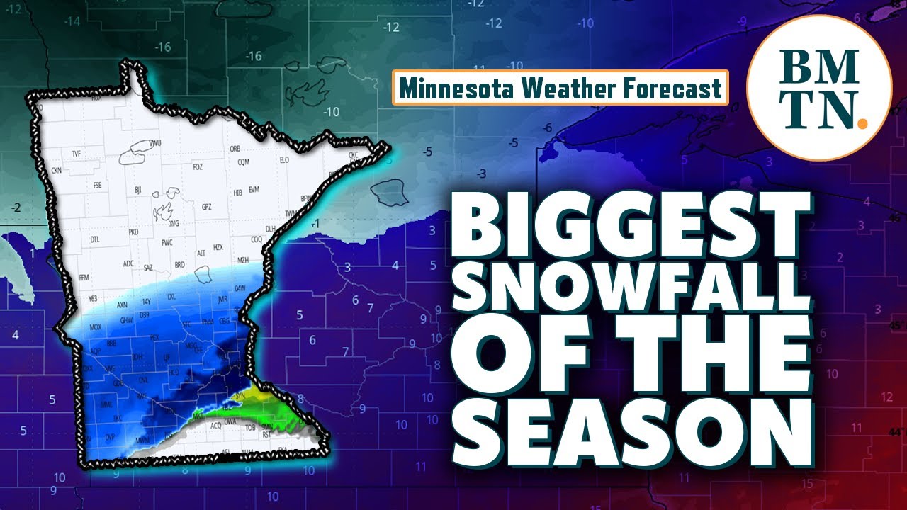 Minnesota weather forecast: Potential BIGGEST snowfall of the season ...