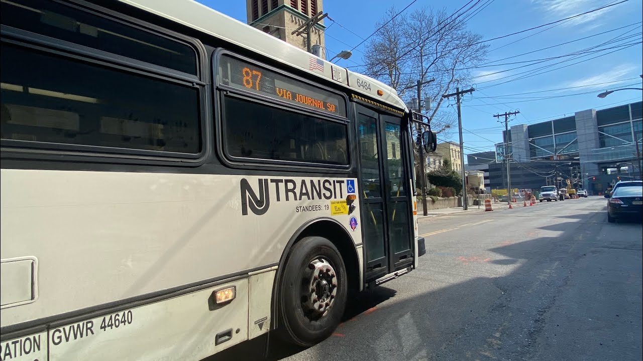 (NJ Transit) - On Board: Route 87 to Hoboken PATH sta. Via JSQ / NABI ...