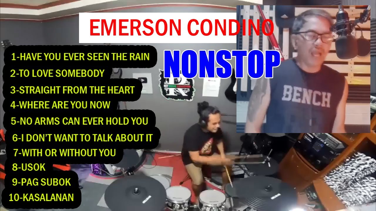 SLOW ROCK/LOVE SONG/HARDROCK/SWEET MUSIC EMERSON CONDINO REY MUSIC COLLECTION NONSTOP - YouTube