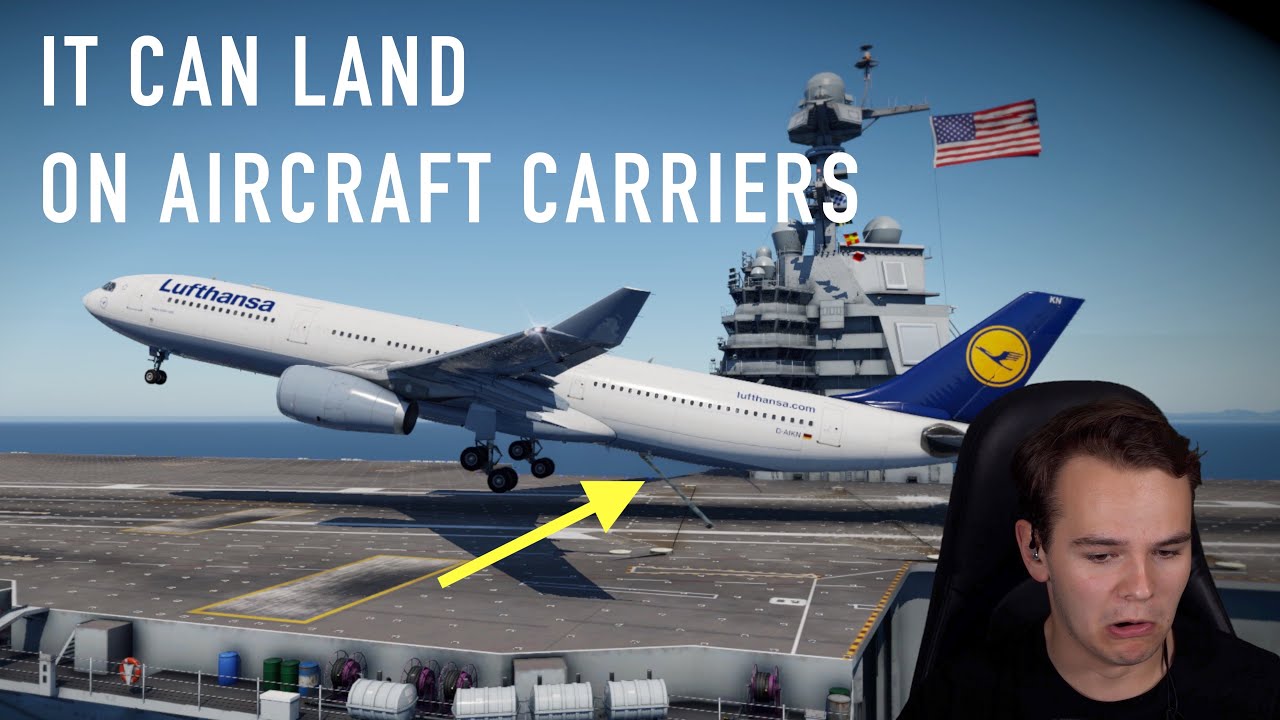 I Fitted TAILHOOKS To Airliners - YouTube