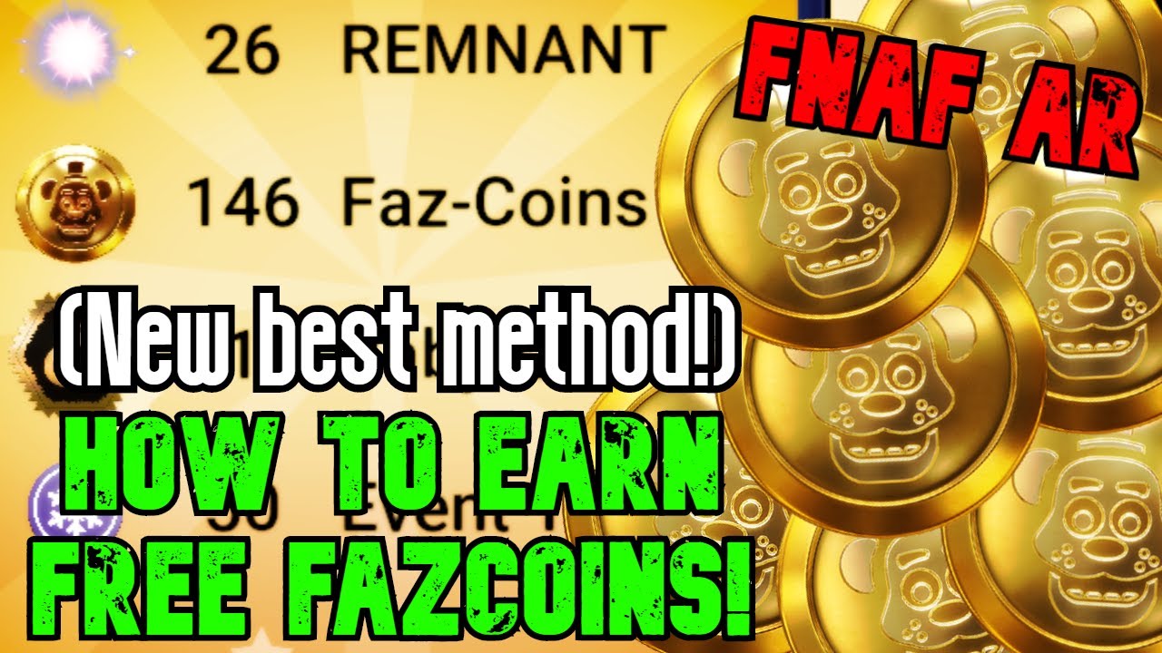 THE *NEW* BEST METHOD TO GET FREE FAZCOINS! | FNaF AR Guide - YouTube