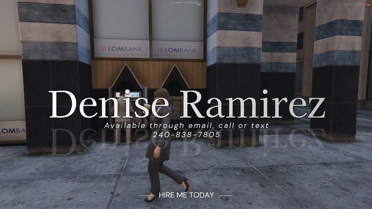 MY VIDEO RESUME - Denise Ramirez - FiveM GTAV RP - YouTube