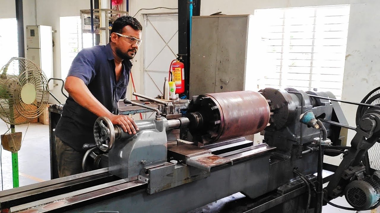 Rotor Shaft Repair Work Partial Joint In Three Phase Induction Motor ...