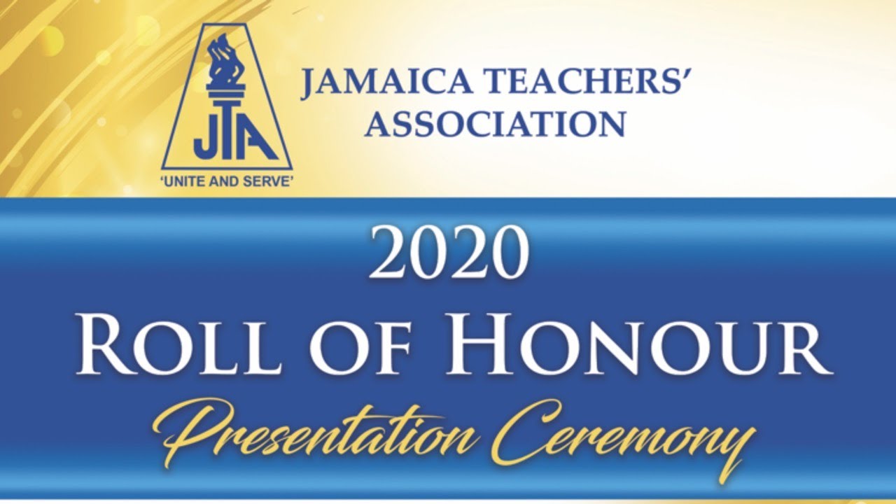 Jamaica Teachers' Association 2020 Roll of Honour - YouTube