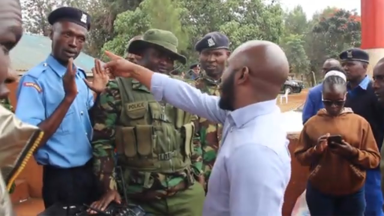 DRAMA IN KIAMBU AS GATUNDU SOUTH MP KAGOMBE BEAT POLICE SENT BY GOV ...