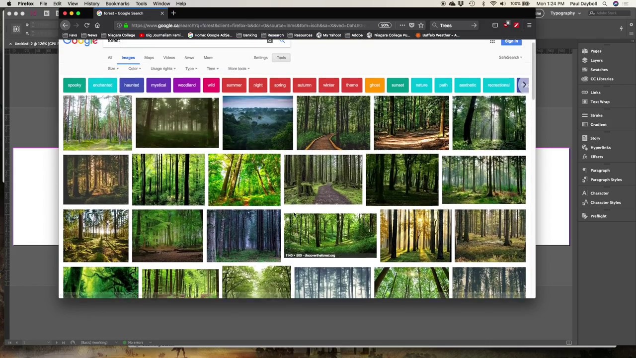 Creating a website image using InDesign - YouTube