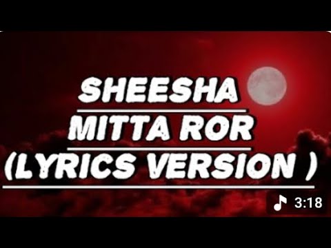 Shisha - Mitra Ror | lyrics video | Haryanvi song | trending song | red ...