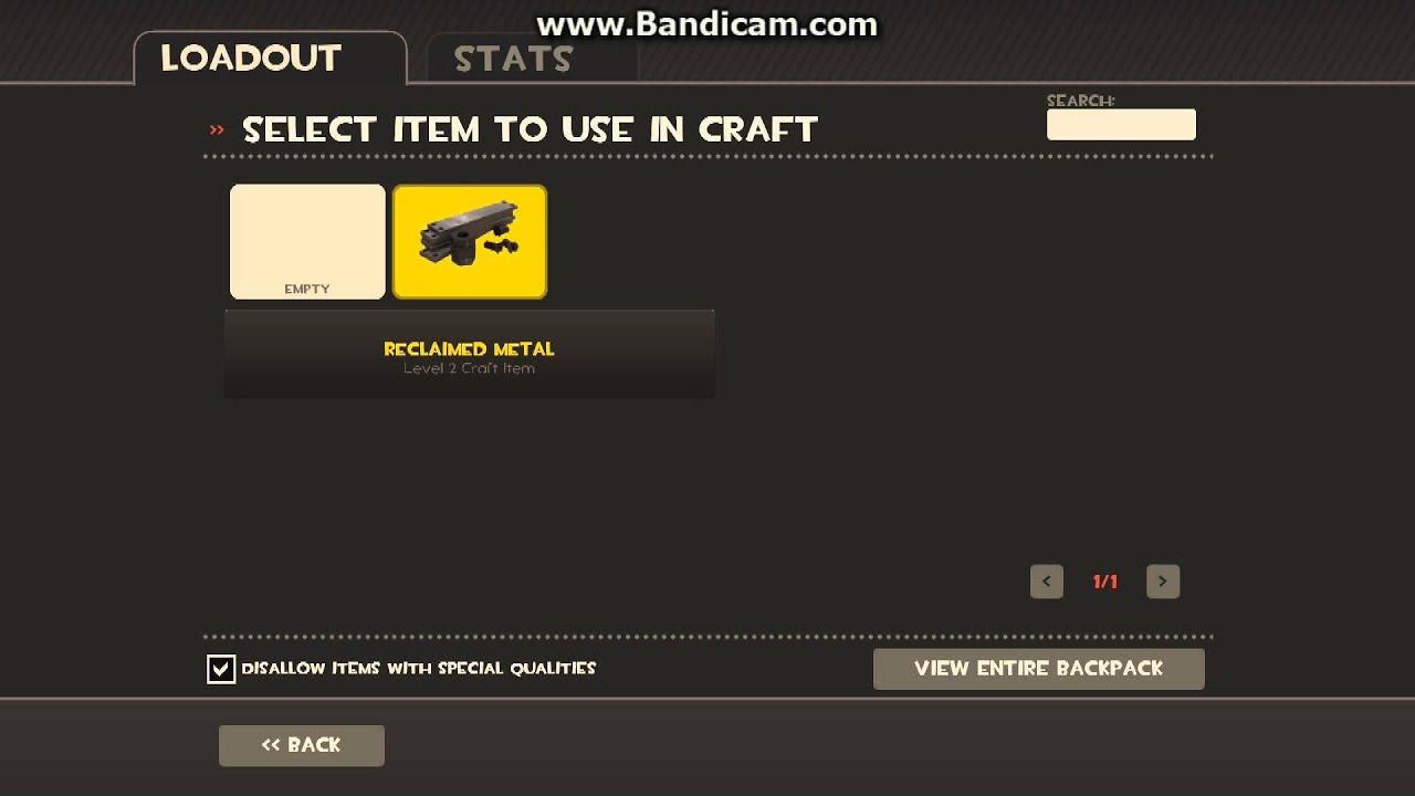 tf2 crafting metal - YouTube