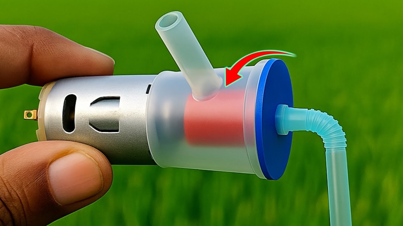 how to make a mini water pump without dc motor @FixperimentkingLab ...