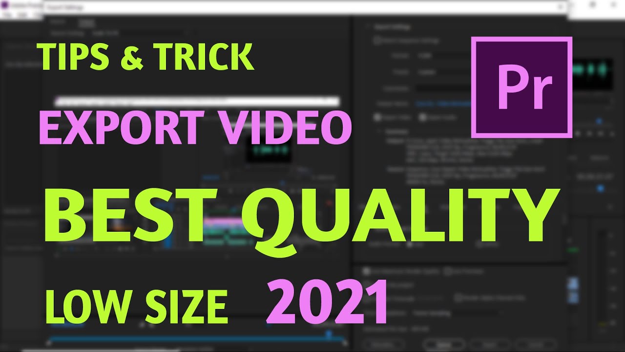 Cara Export Video Berkualitas Tinggi File Size Kecil - YouTube