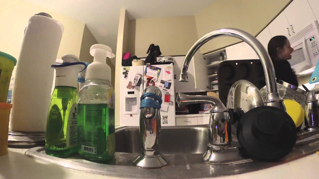 Wife Prank with the kitchen sink - YouTube