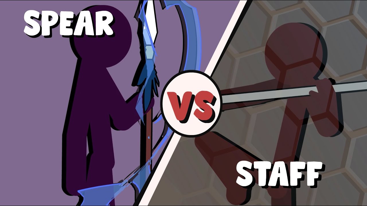 Supreme Duelist Stickman FIGHT Animation: SPEAR vs STAFF - YouTube