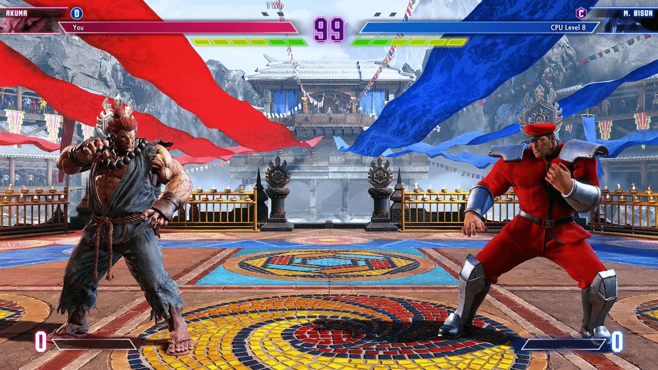 Akuma vs M.Bison (Hardest) - Street Fighter 6. | Epic Battle - YouTube