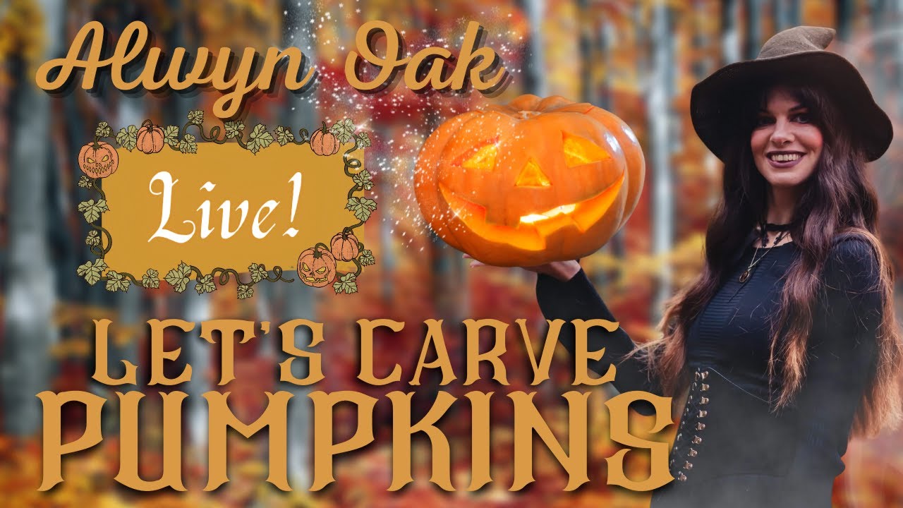 Pumpkin Carve LIVE with Alwyn Oak 🎃 - YouTube
