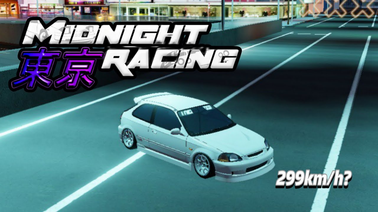 Midnight Racing Tokyo ROBLOX | Test Speed Honda Civic Estilo SR3 299 Km ...