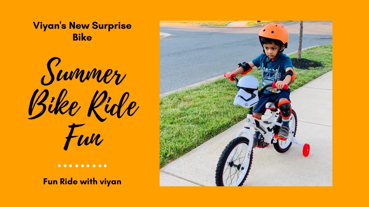 New Surprise Bike - Viyan's Fun ride | Kids Summer Fun - Outdoor kids ...