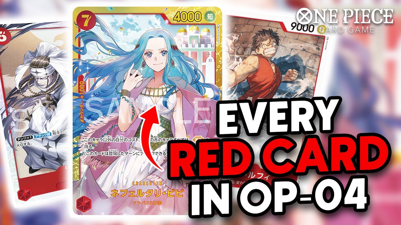 EVERY RED CARD IN OP-04 REVIEW! [KINGDOM OF INTRIGUE] - ONE PIECE CARD ...