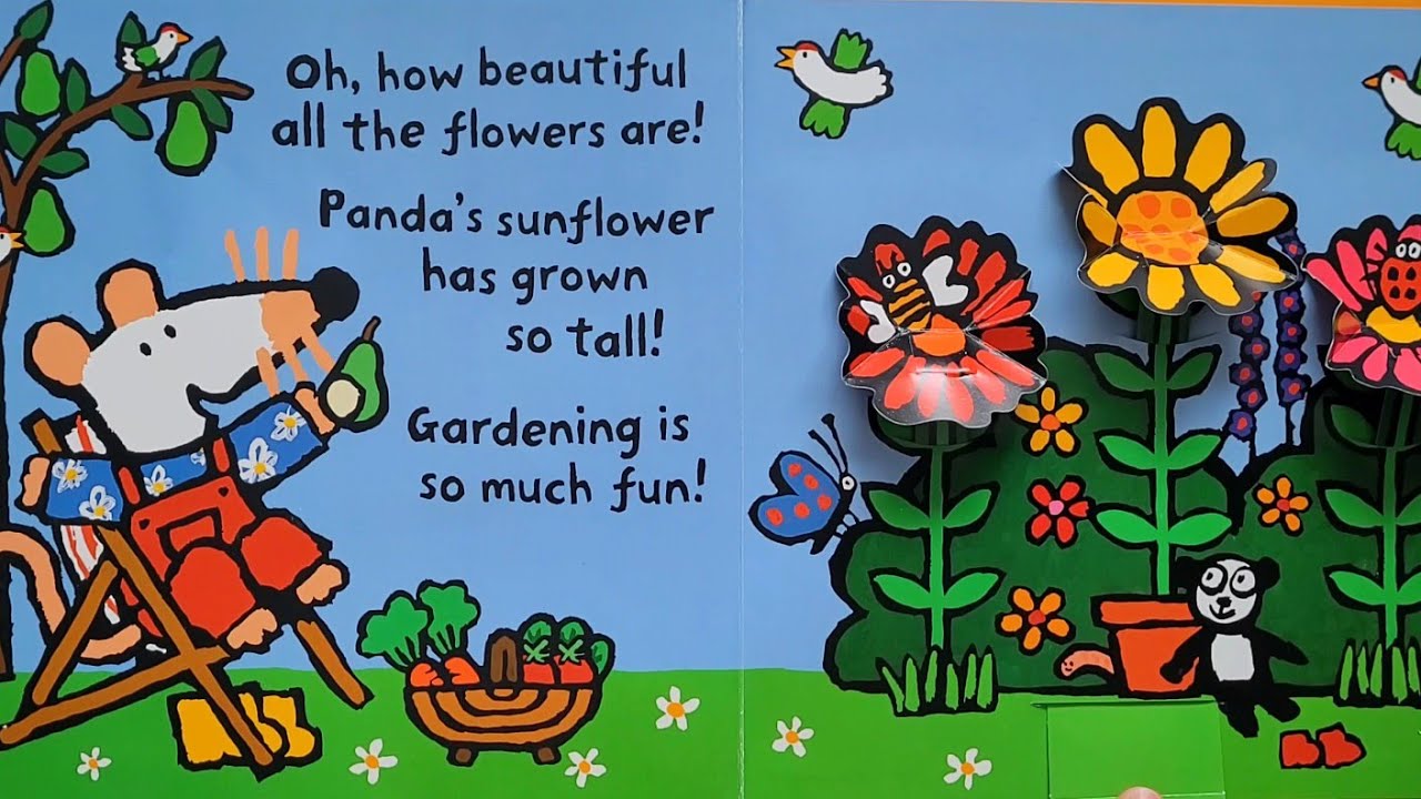 Maisy Grows a Garden, Read Aloud Kids Story Book | Aluna White - YouTube