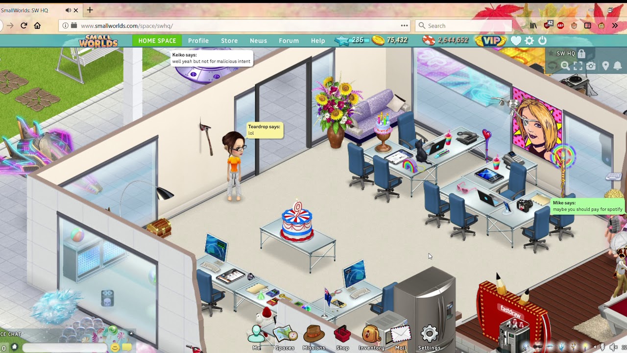 Smallworlds Space 'SW HQ' - YouTube