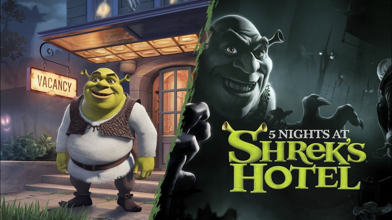 Shrek Is Really Horror | Five Night At Shrek's Hotel 2 | Full Gameplay ...