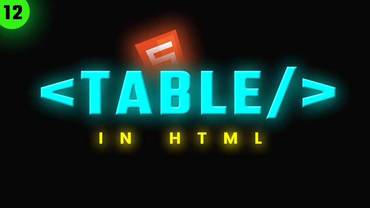All About Table Tag In Html With Example Td Tr Th Table 59code Youtube