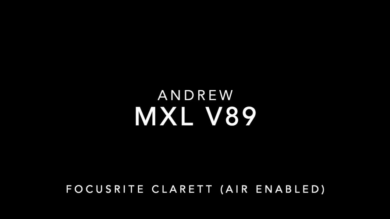 Mic Comparison: MXL V89, Lewitt 440 Pure, Shure KSM 141 - YouTube