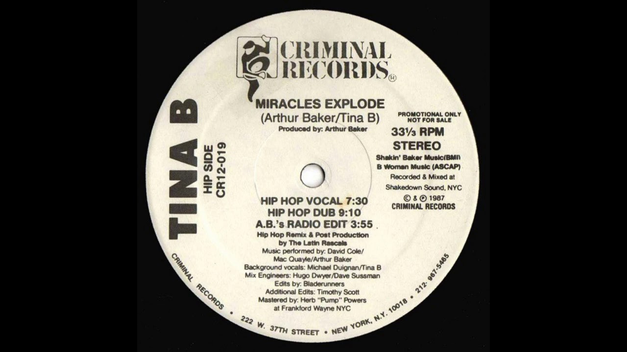 Tina B - Miracles Explode (Hip-Hop Vocal) - YouTube