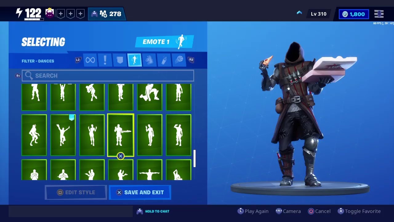 Swamp knight outfit with different emotes fortnite - YouTube