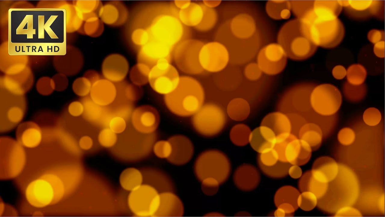 Gold Particle Textures Bokeh Effect | Abstract 4K Motion Background ...