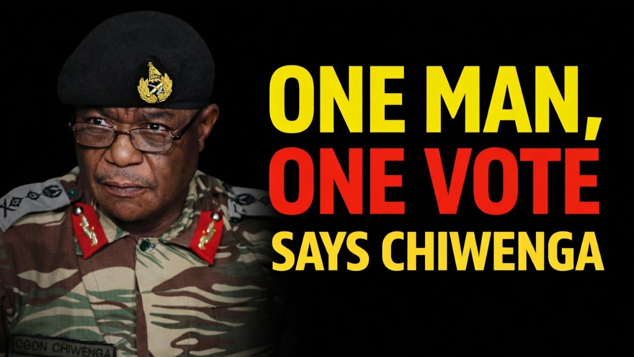 One Man, One Vote, Chiwenga call for constitutional Order - YouTube