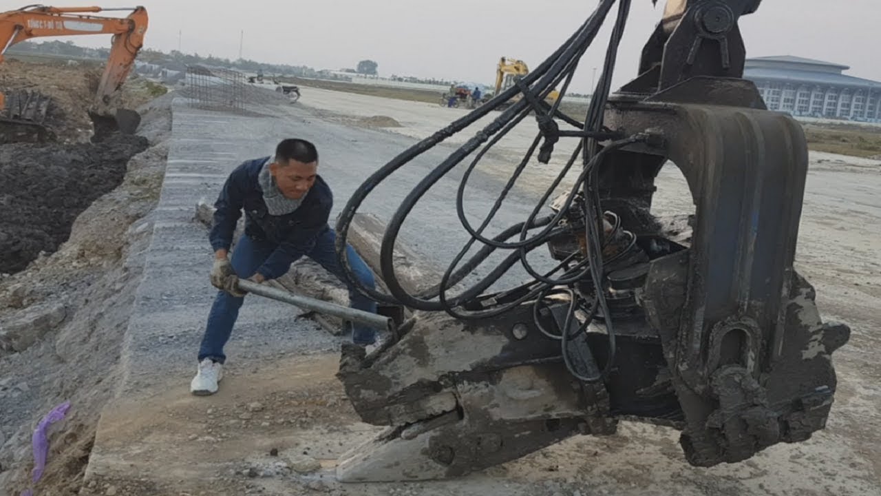 Extreme Heavy Dangerous Excavator Modern Biggest Construction ACTION ...