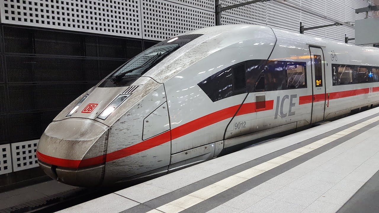 ICE 4 in Berlin Hbf (tief): ICE603 München Hbf - YouTube