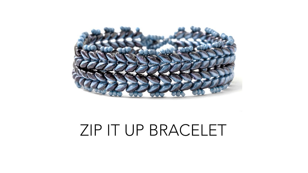 Beading Tutorial: Learn how to make the Zip It Up Beaded Bracelet ...