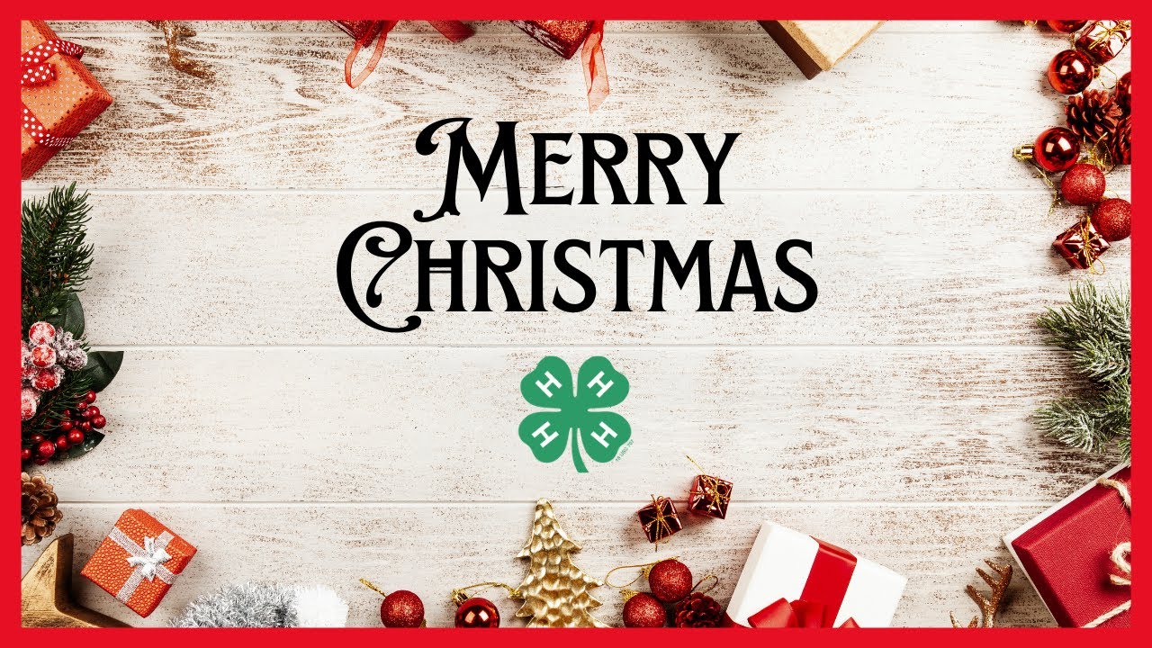 Merry Christmas from Texas 4-H! - YouTube
