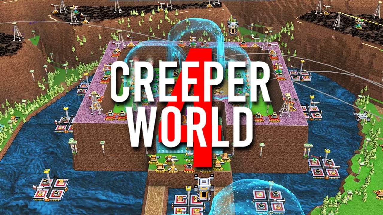 FORTRESS IN THE SEA! - CREEPER WORLD 4 - YouTube