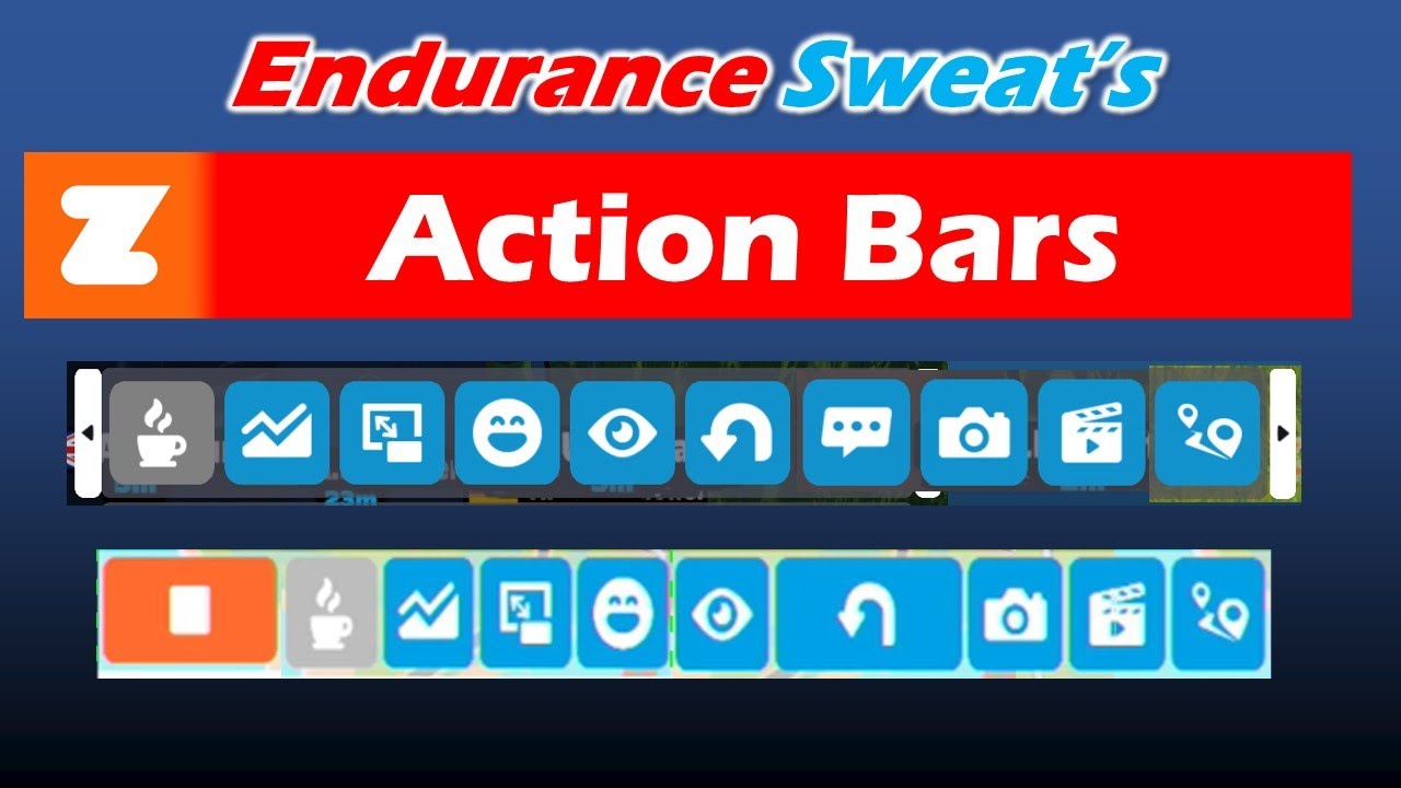 Zwift Action Bars - YouTube