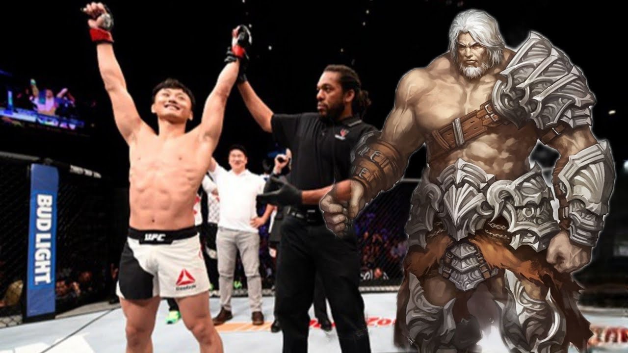 UFC4 | Dooho Choi vs Goliath Epic (EA Sports UFC 4) wwe mma - YouTube