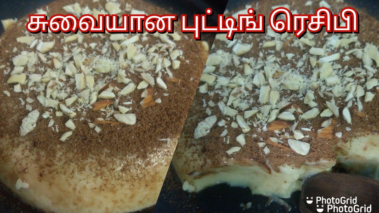 Arrowroot Biscuit custard pudding cake - YouTube