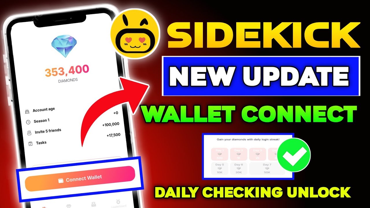 Sidekick airdrop new big update 🔥|| Sidekick daily checking unlock ...