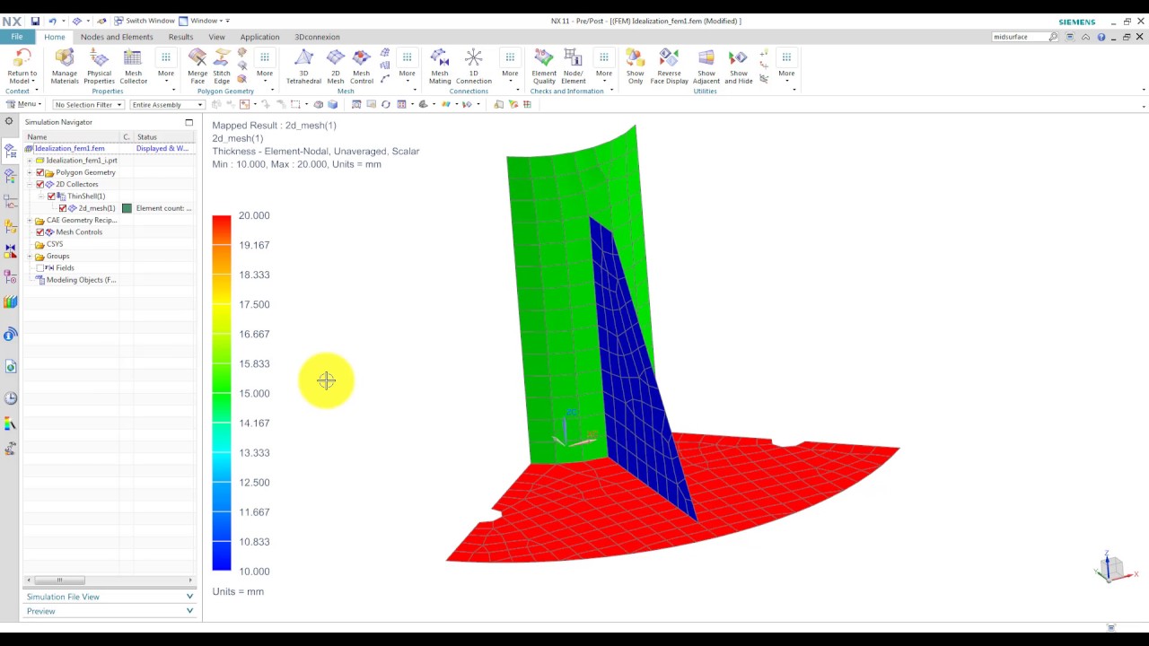 NX Geometry Idealization - YouTube