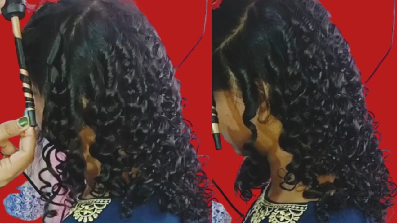 Chopsticks hair curler tutorial for beginners/very easy steps ...