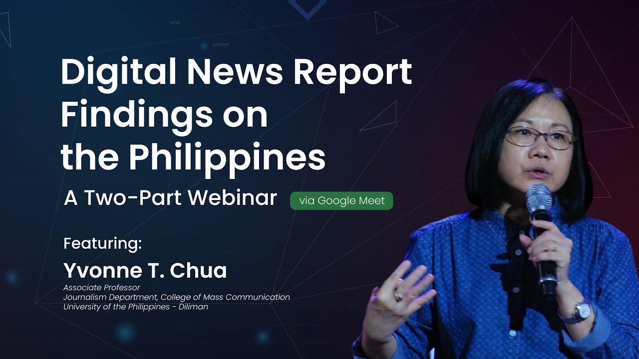 Webinar on Digital News Report Findings on the Philippines Part 1 - YouTube