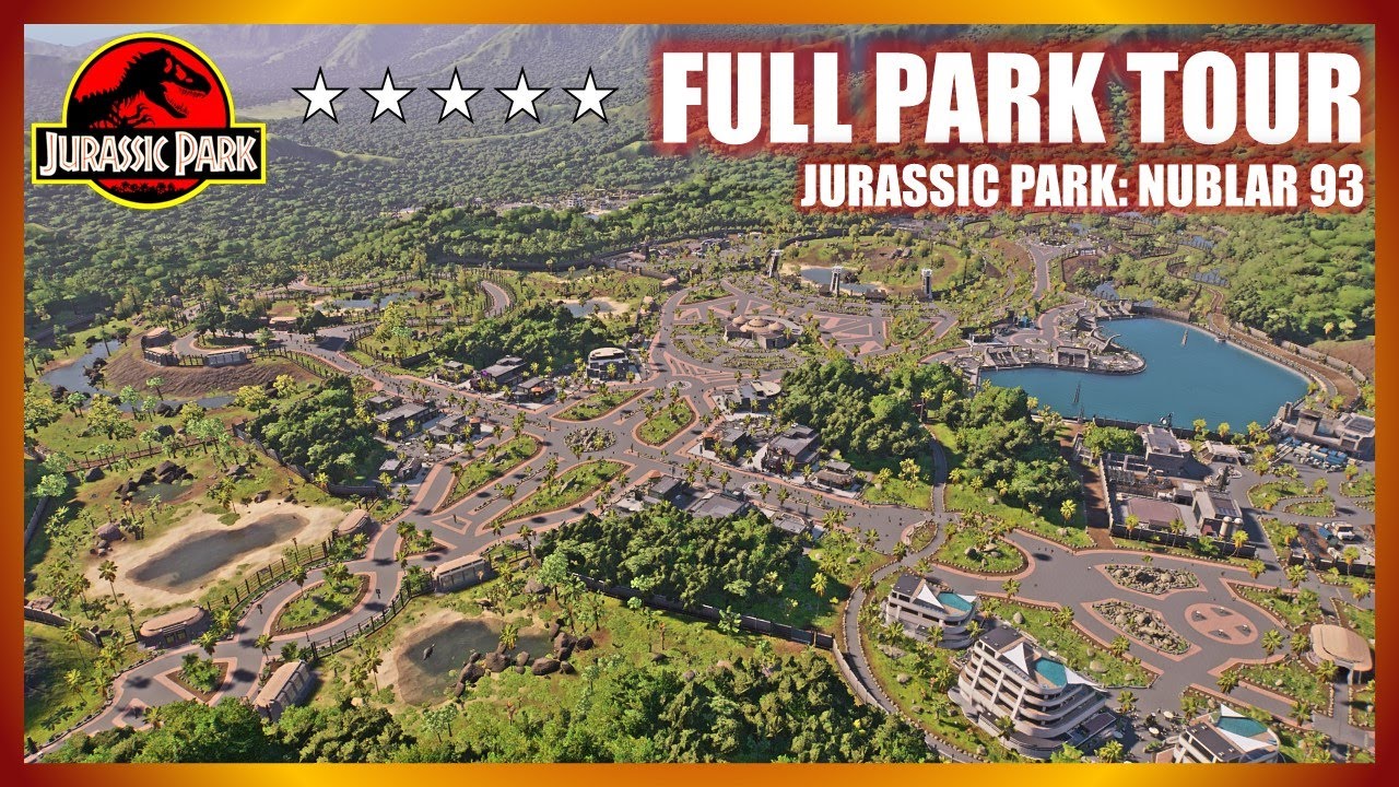Jurassic Park - NUBLAR 93: JWE2 Park Tour - YouTube