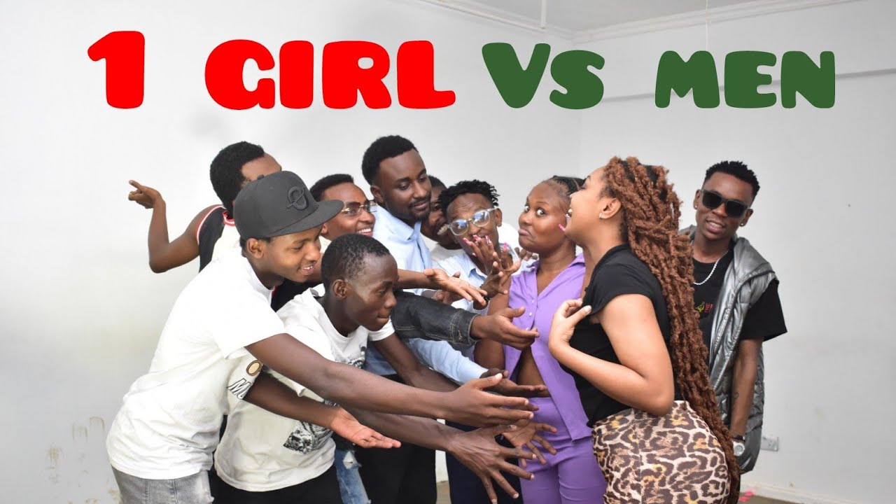 1 GIRL VS 21 MEN - YouTube