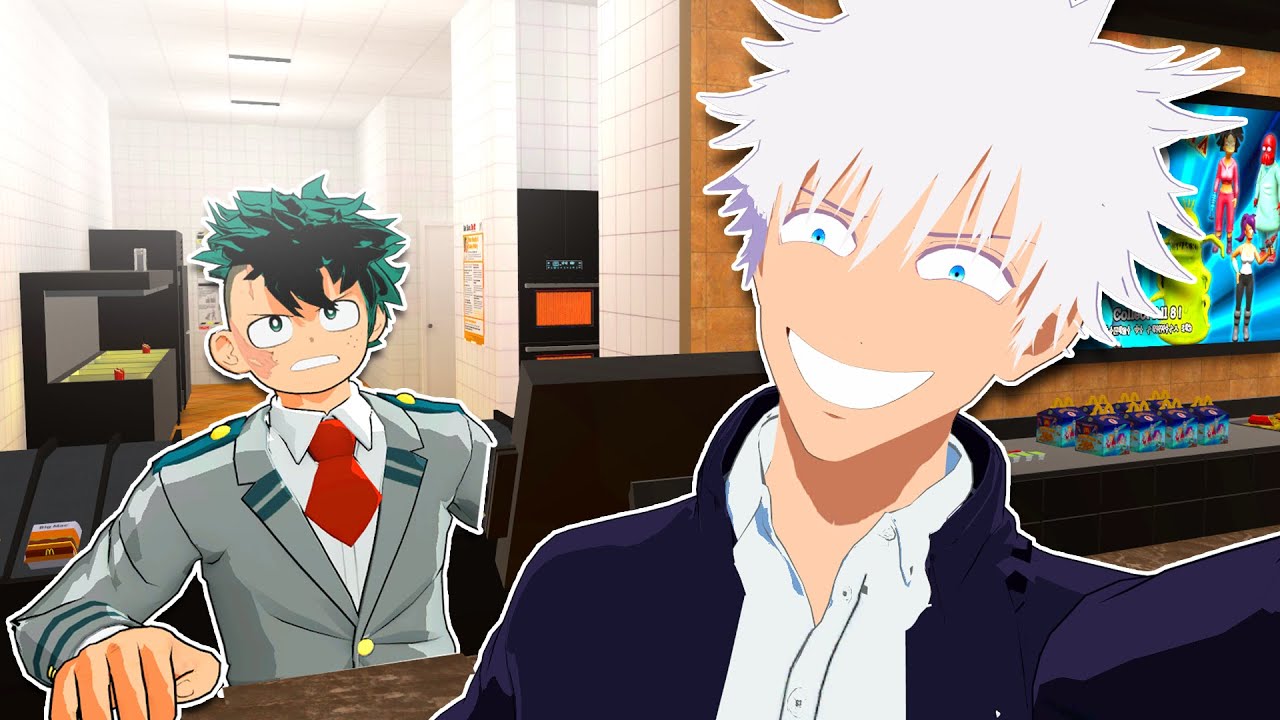 Gojo Satoru goes to McDonalds - YouTube