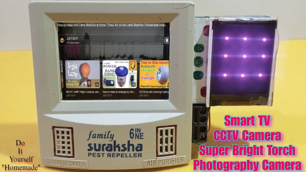 How to make Led tv at home | mini tv | Smart TV | CCTV | Camera | All ...