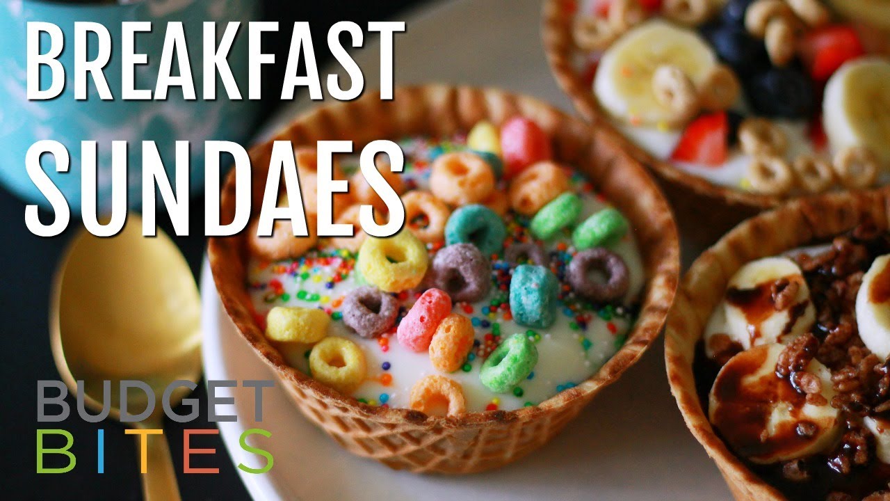 Breakfast Sundaes - YouTube
