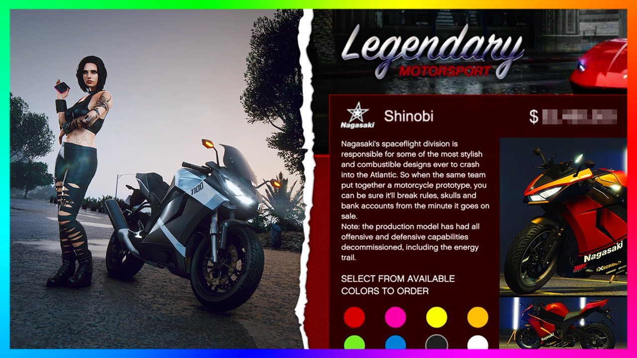 You Would Have To Be INSANE To Buy The NEW Nagasaki Shinobi Motorcycle ...